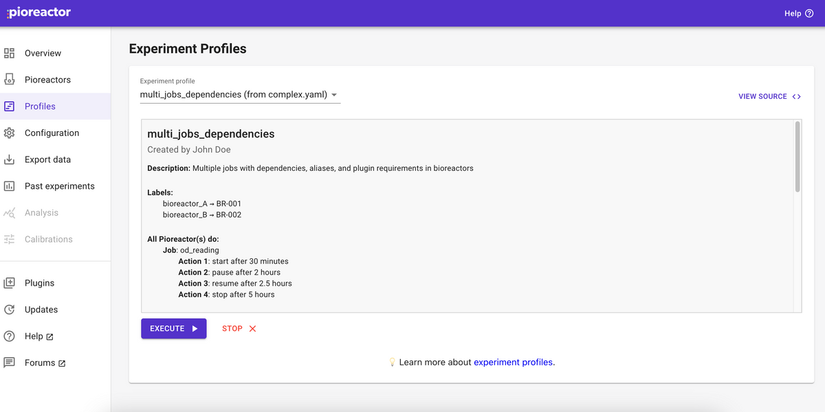 New Pioreactor feature: experiment profiles! | Pioreactor
