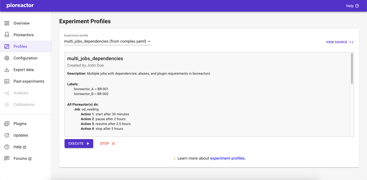 New Pioreactor feature: experiment profiles! | Pioreactor