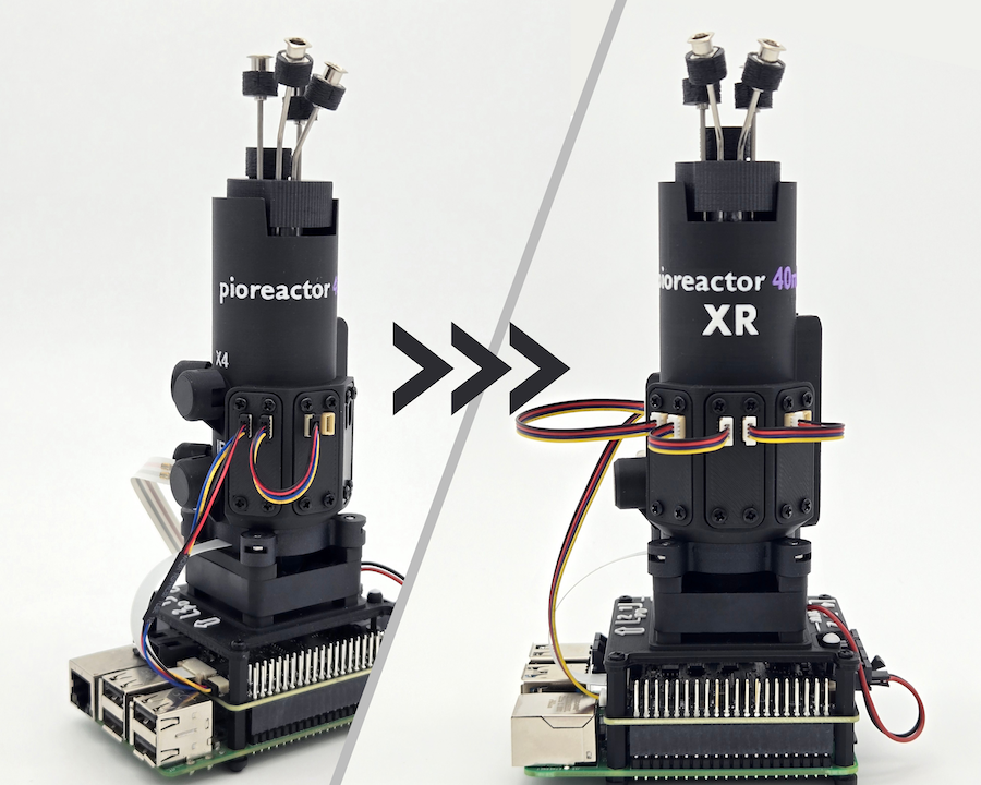Pioreactor 40ml v1.5 → XR Upgrade Kit | Pioreactor